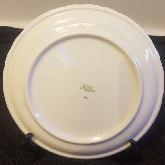 Sterling | Kitchen | Vintage Sterling China Plate Scalloped Edge | Poshmark